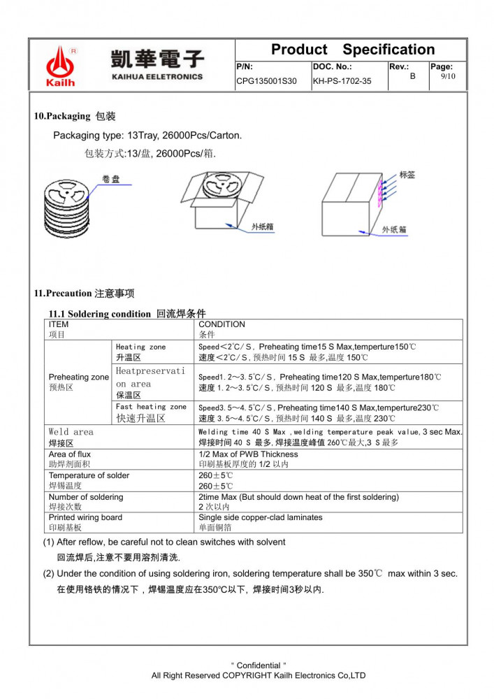 CPG135001S30 specification page 10