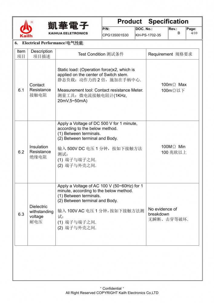 CPG135001S30 specification page 5