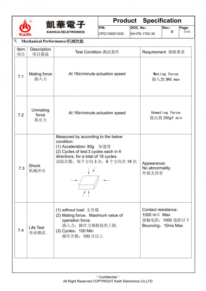 CPG135001S30 specification page 6