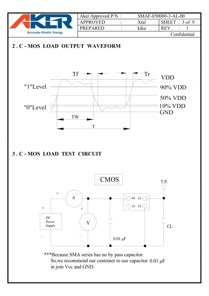 SMAF-050000-3-AL-00 marking page