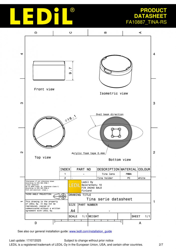 FA10887 TINA-RS technical document page 2