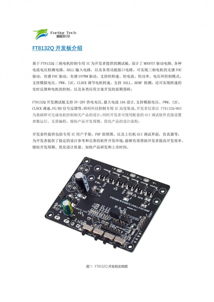 FT8132Q technical document page 1