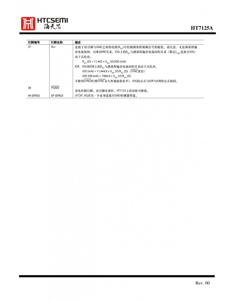 HT7125ARQZ datasheet page 8