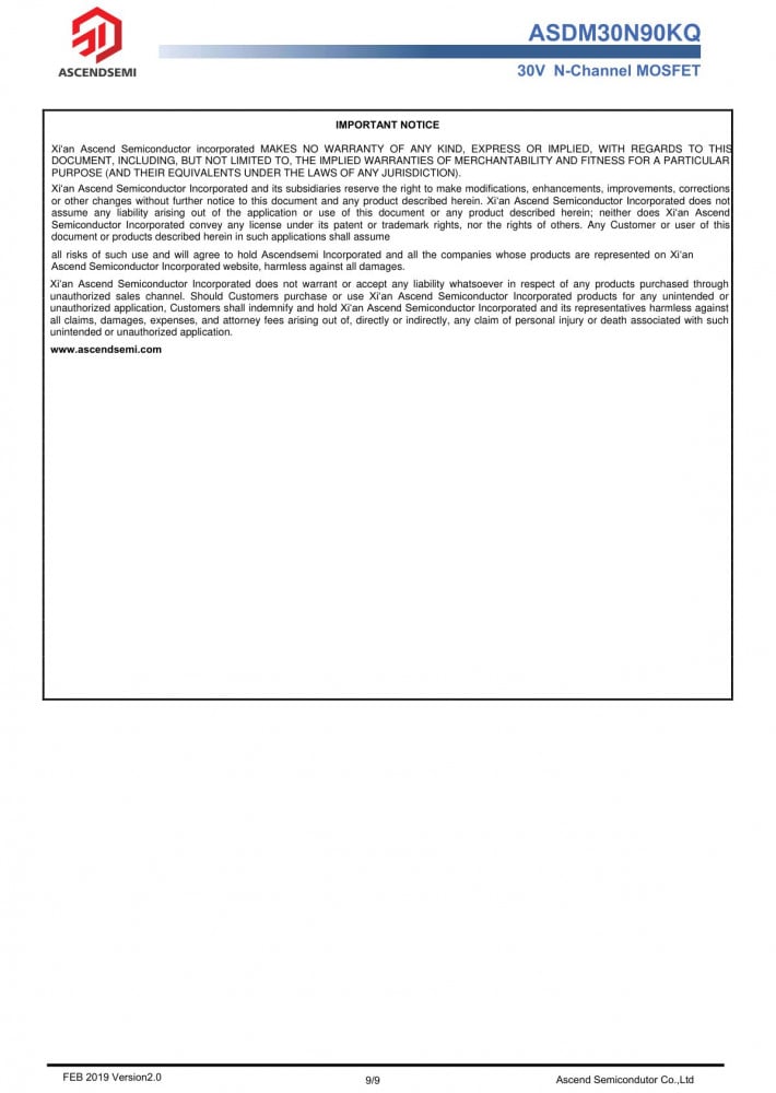 ASDM30N90KQ-R datasheet page 9