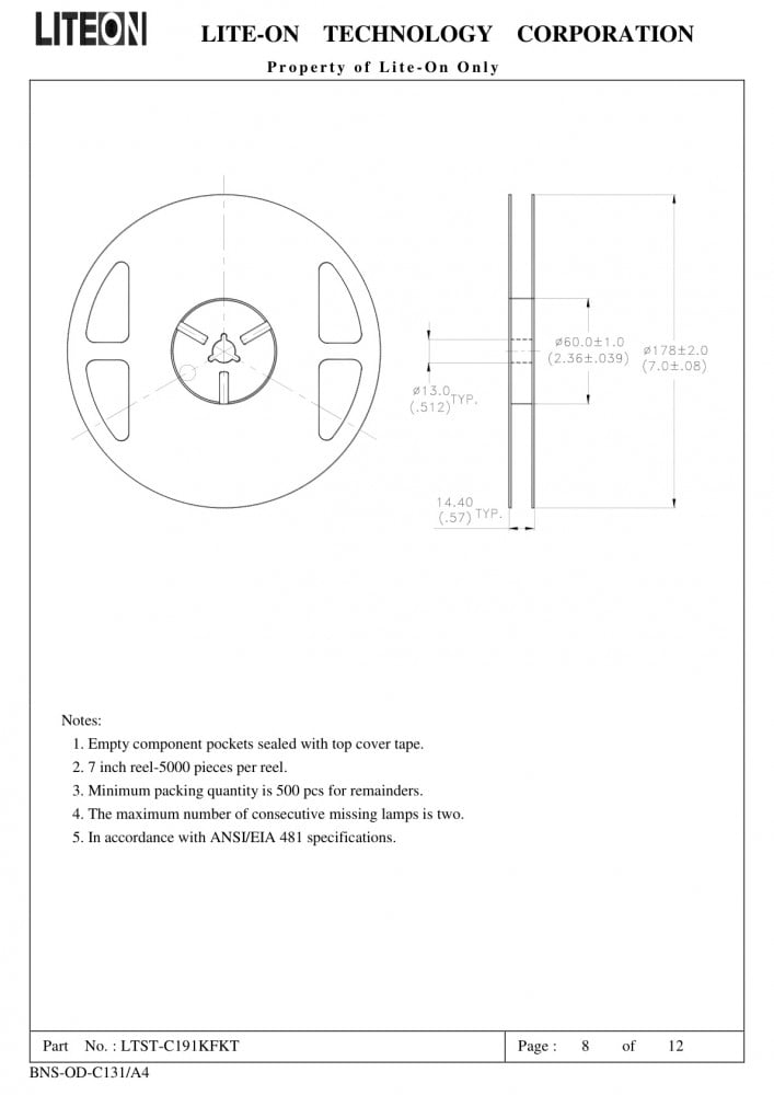 LTST-C191KFKT datasheet page 9