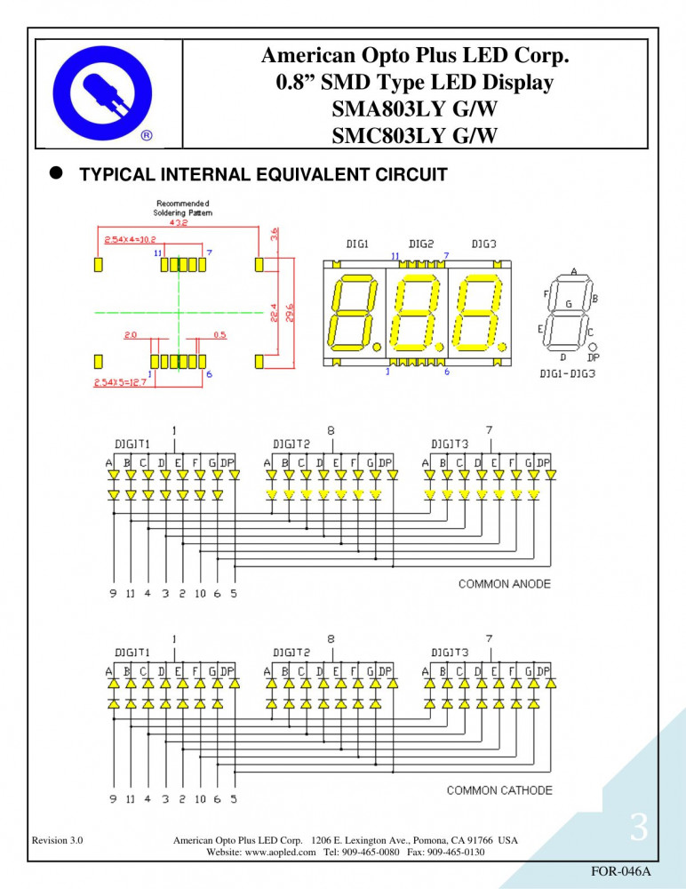 SMA803LY datasheet page 3