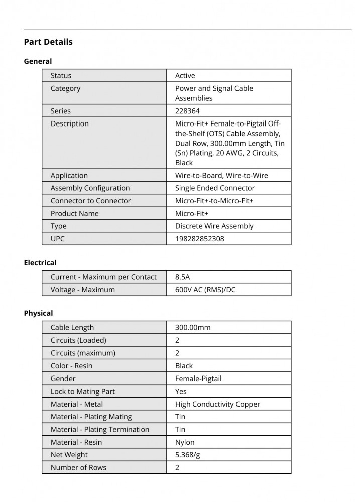 Product document page 2