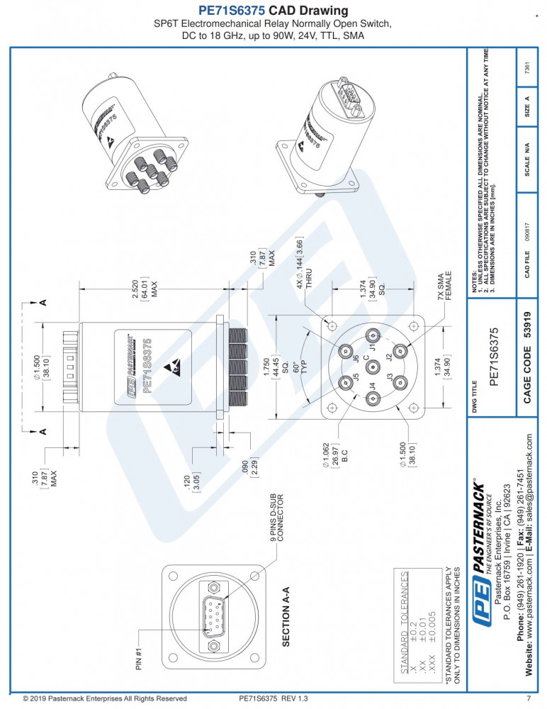 PE71S6375 technical document page 7