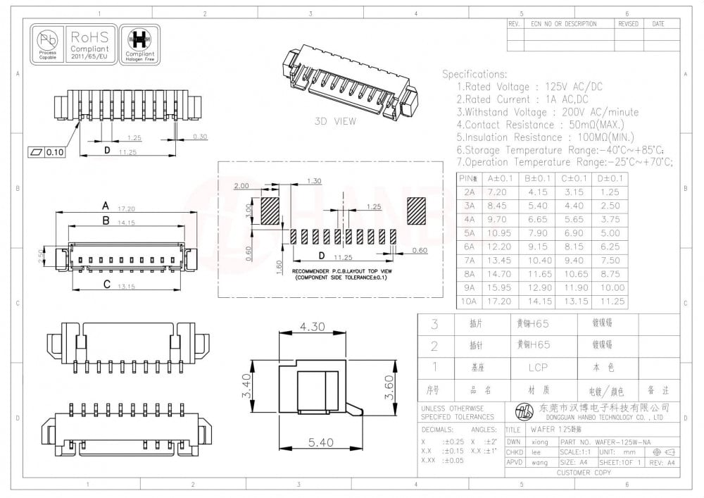 WAFER-MX125JK-8A technical drawing page 5