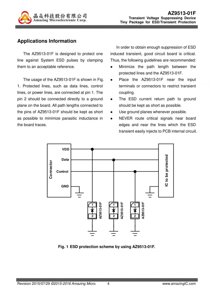 AZ9513-01F datasheet page 4