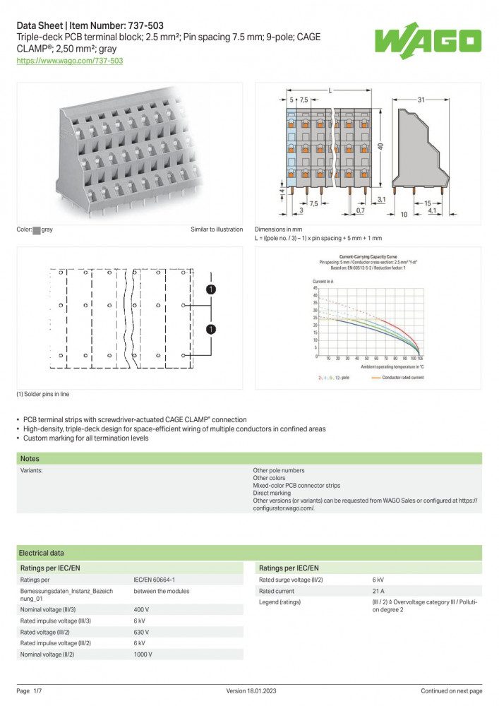 737-503 technical document, page 1