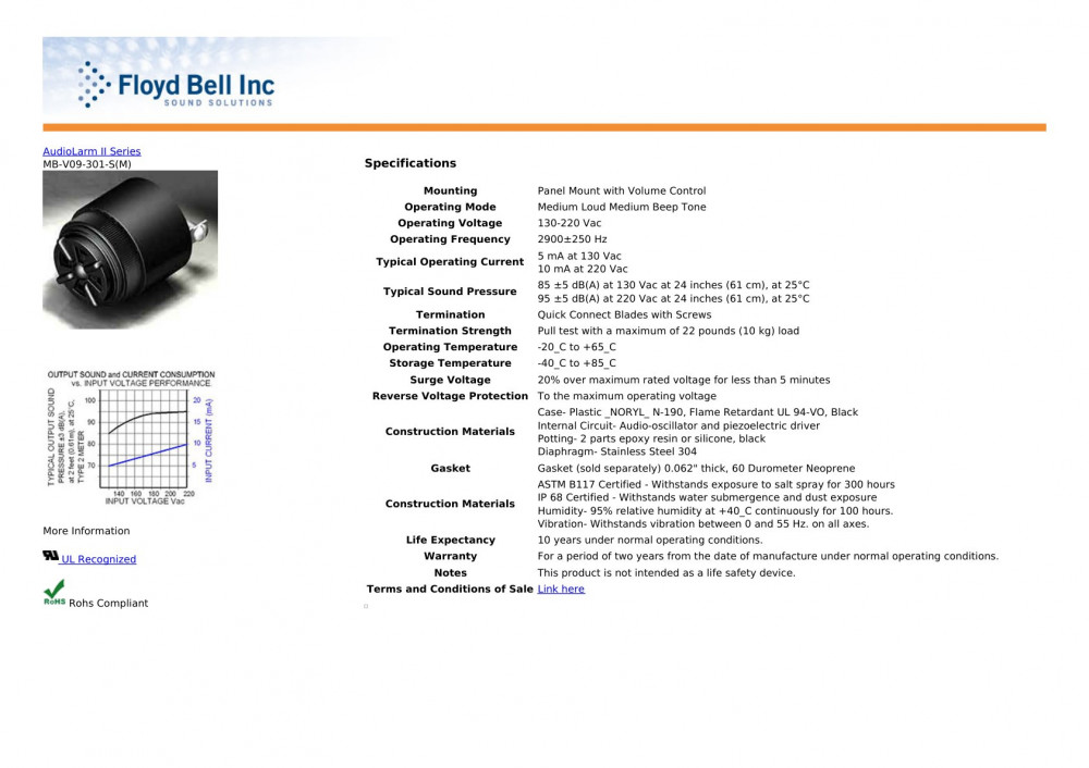 MB-V09-301-S(M) technical documentation page 1