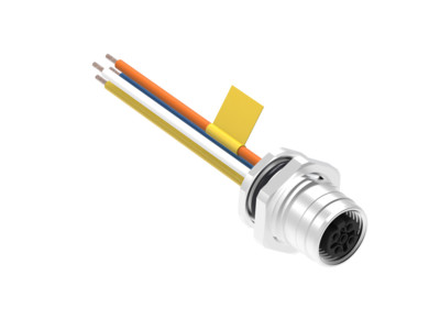 High-Speed FAKRA Mini (HFM) Quad Header, 2x2, Right-Angle, Through Hole, Key B, White, 50 Ohms