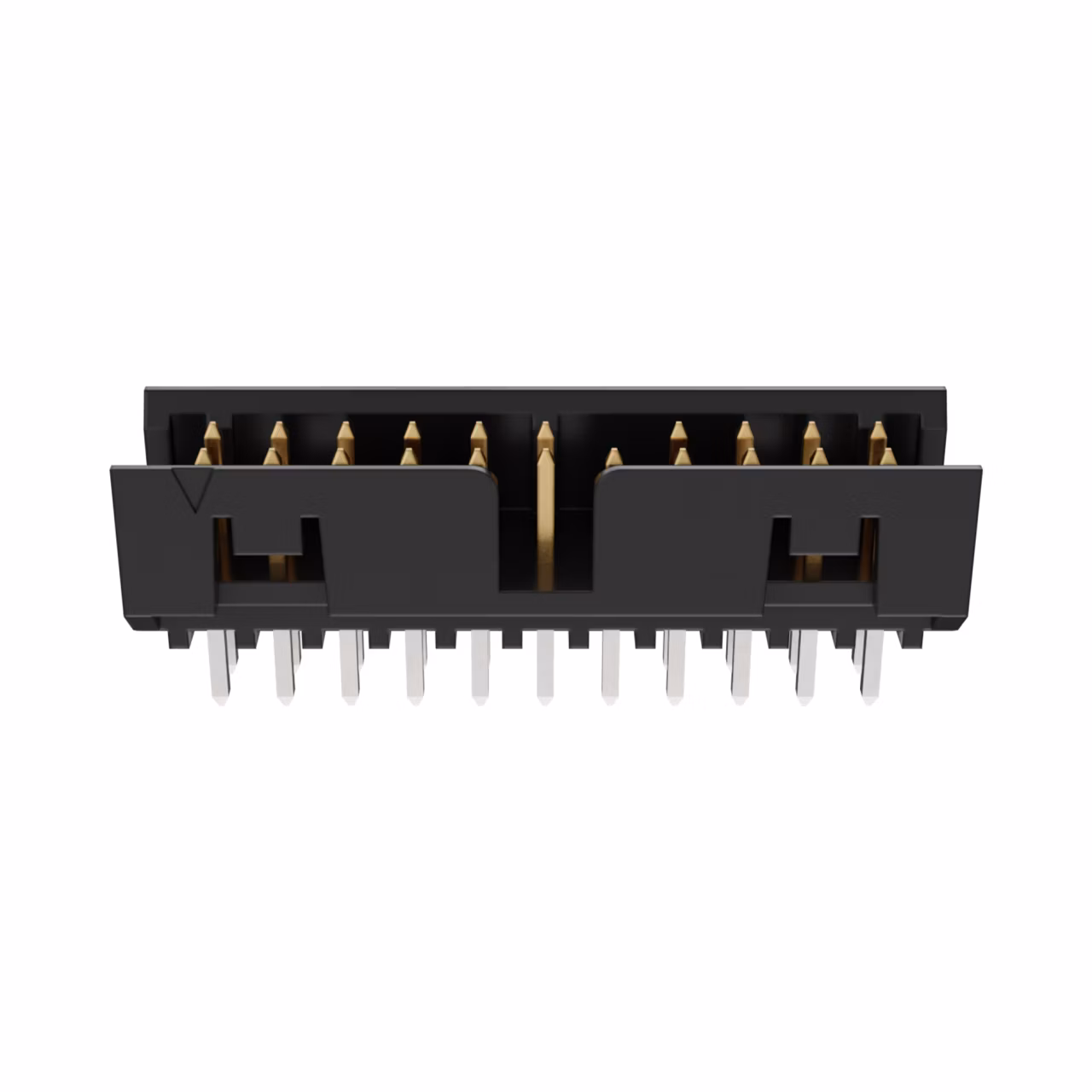 2.00mm Pitch, Milli-Grid PCB Header, Dual Row, Vertical, Through Hole, Shrouded, 22 Circuits, Circuit 14 Voided, 0.38µm Gold (Au) Plating, 2.50mm Tail Length, Open End Walls, Dual Friction Locks, Center Polarization, Tube for sale
