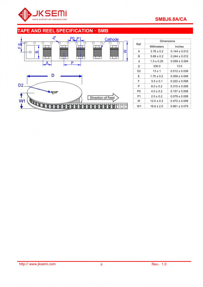 SMBJ6.8CA datasheet page 6