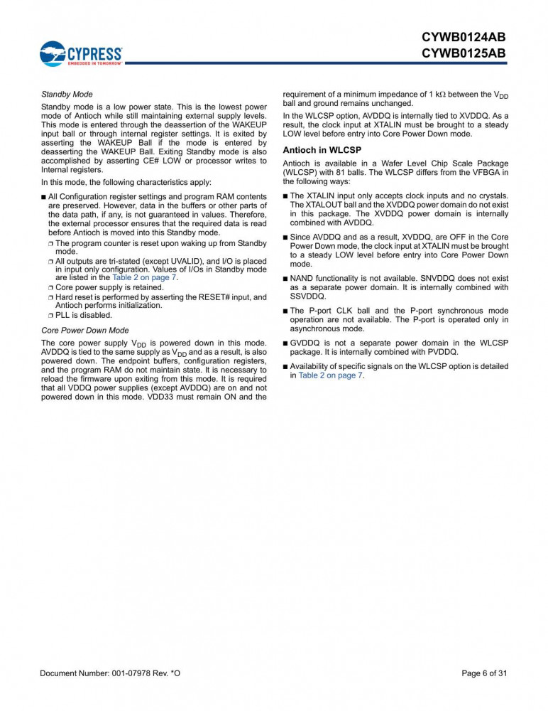 CYWB0124AB-BVXI datasheet page 6