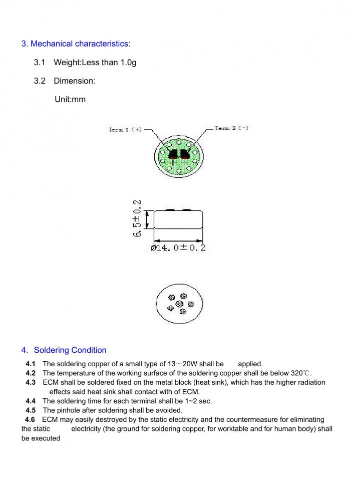 GMBU14065CSC-44DB specification page 3