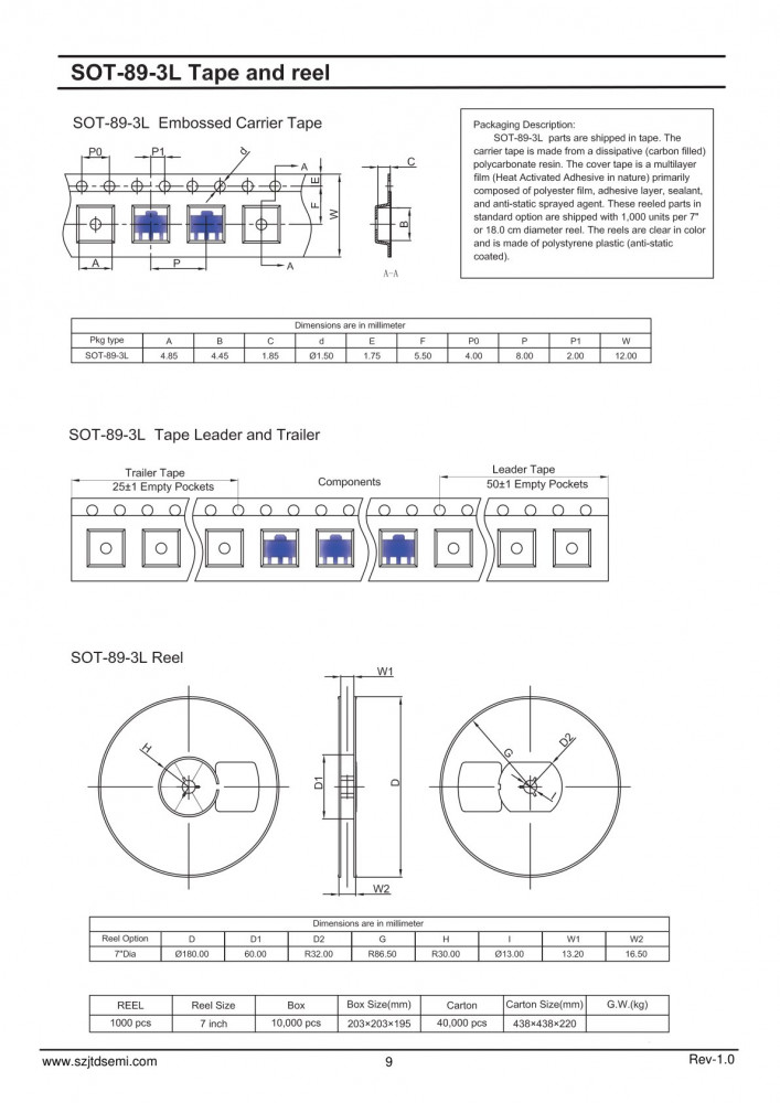 JTD7550 datasheet page 9