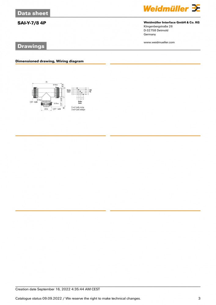 WEIDMULLER 1413930000 product documentation page 3