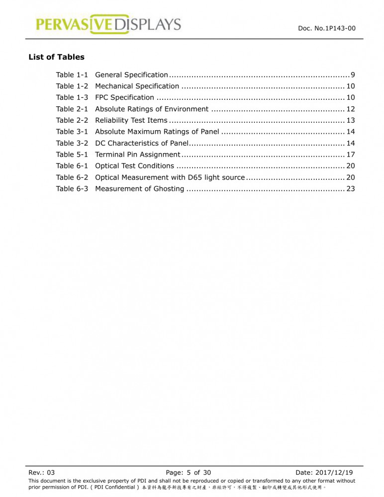 E2200CS021 specification page 5