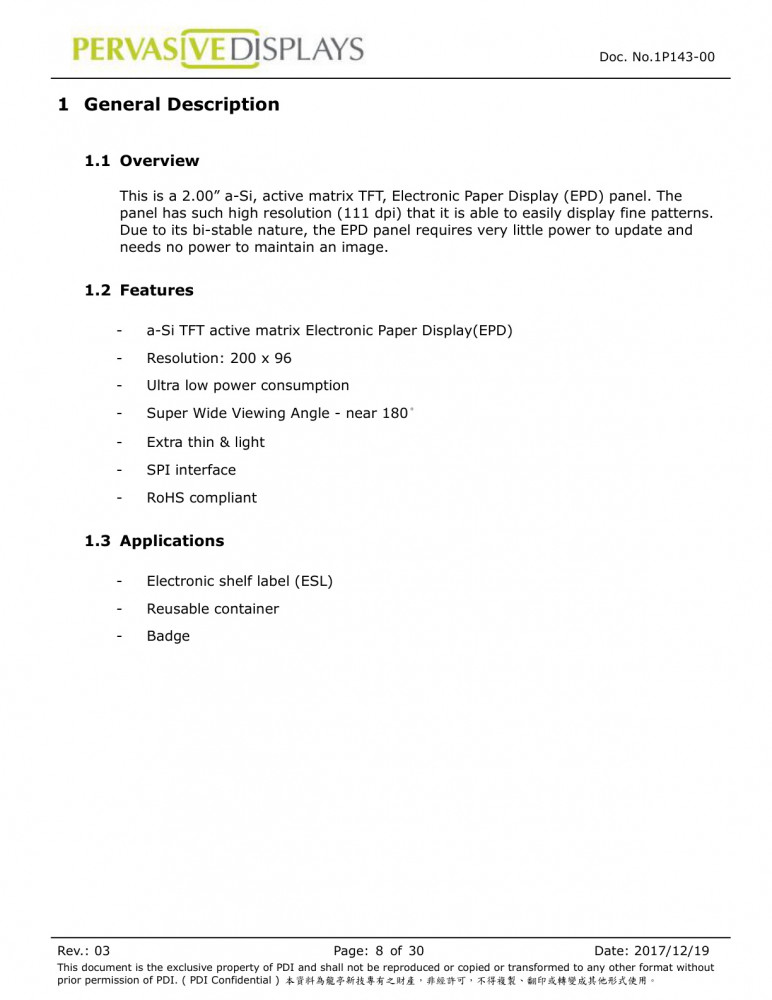 E2200CS021 specification page 8