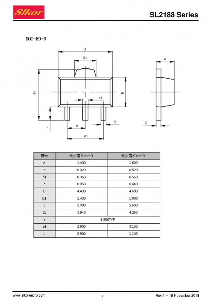 SL2188 datasheet page 8