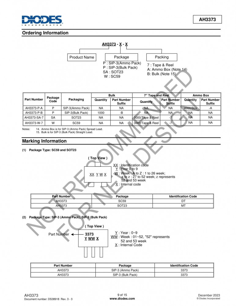 AH3373 datasheet page 9