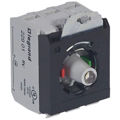 Osmoz block sub-assemblies - for Illuminated head - NO+NC - white 230 V~ for sale