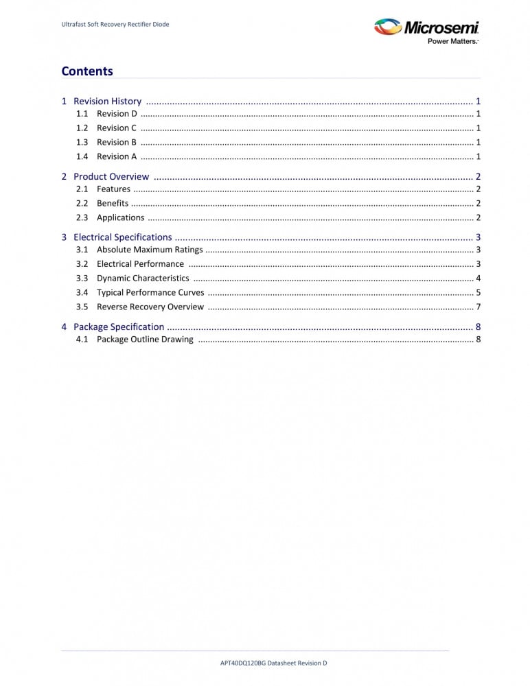 APT40DQ120BG datasheet page 2