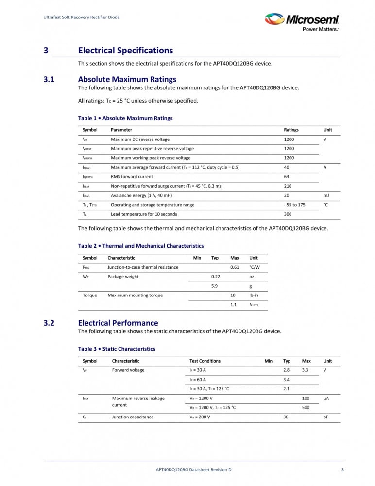APT40DQ120BG datasheet page 5