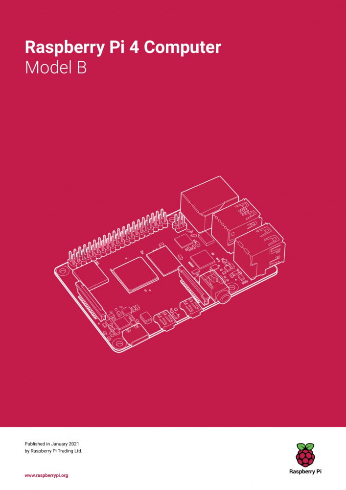 Raspberry Pi 4 Model B document page 1