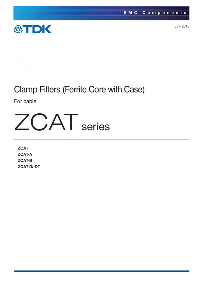 ZCAT series document page 1
