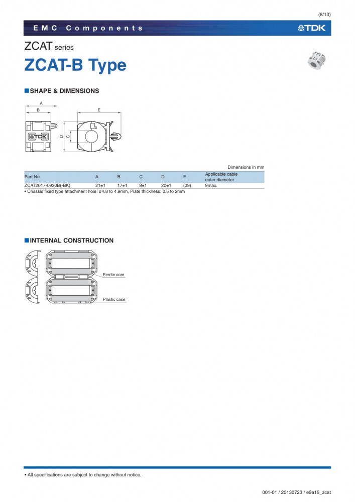 ZCAT series document page 8