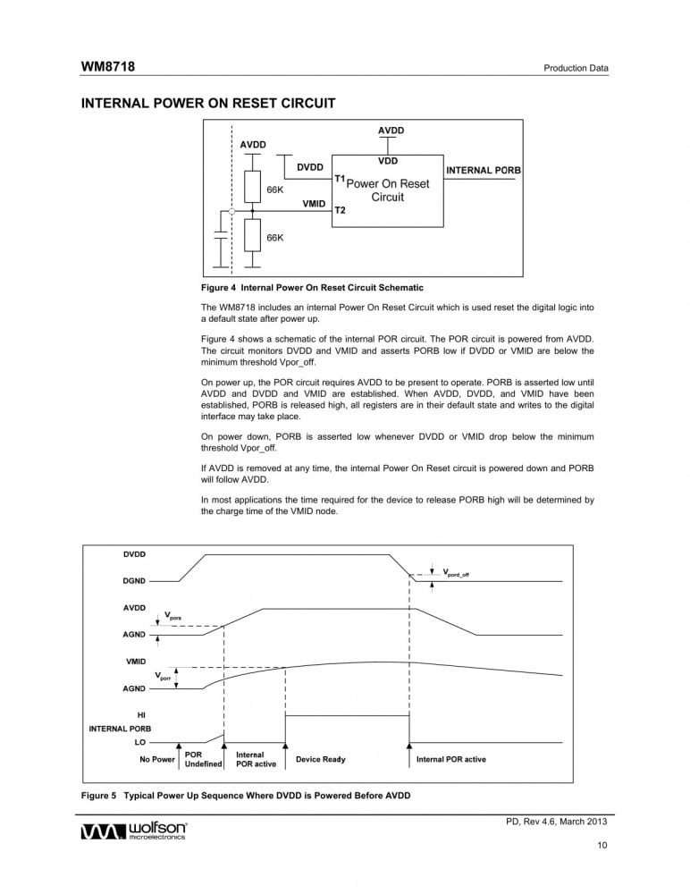 WM8718 datasheet page 10