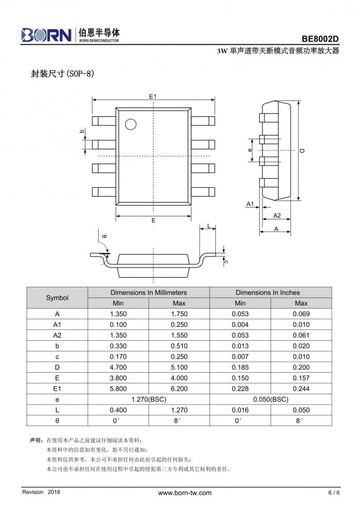BE8002D datasheet page 6