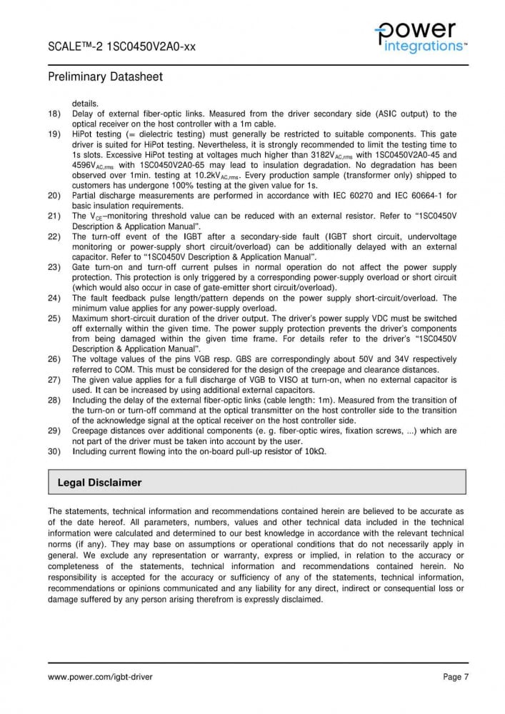 1SC0450V2A0-65 datasheet page 7
