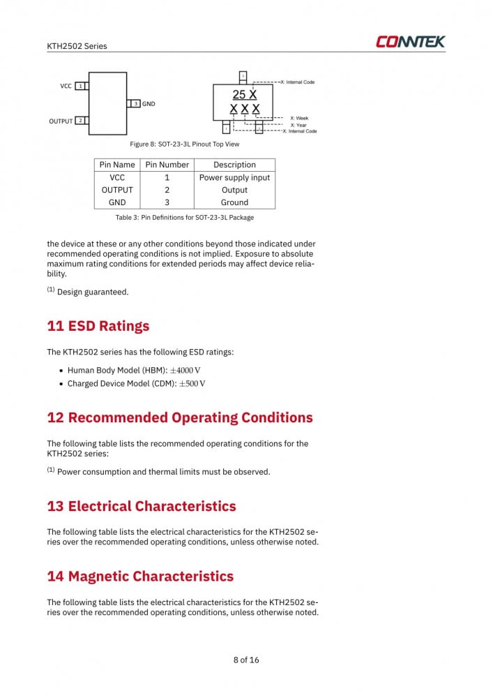 KTH2502 datasheet page 8