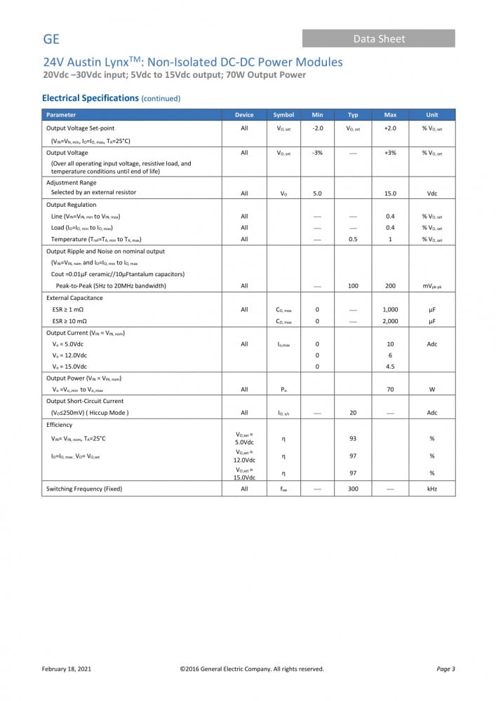 ABB AXB050X43-SRZ datasheet page 3