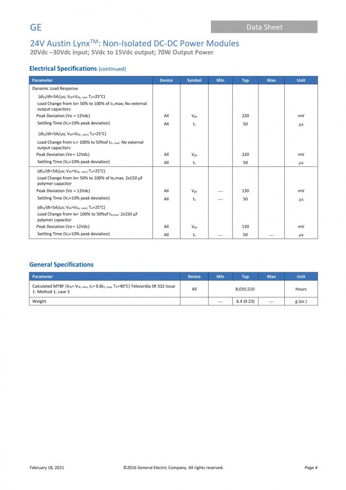 ABB AXB050X43-SRZ datasheet page 4