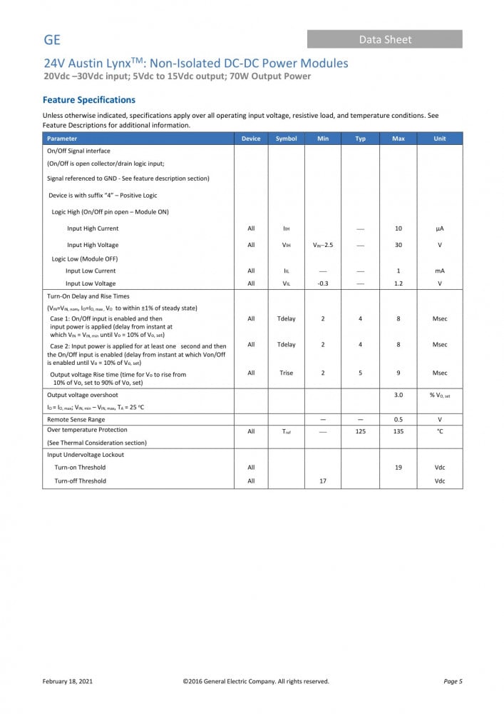 ABB AXB050X43-SRZ datasheet page 5