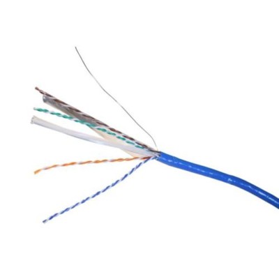 Cable category 6 F/UTP 4 pairs LSZH Euroclass Dca 500 meters blue for sale
