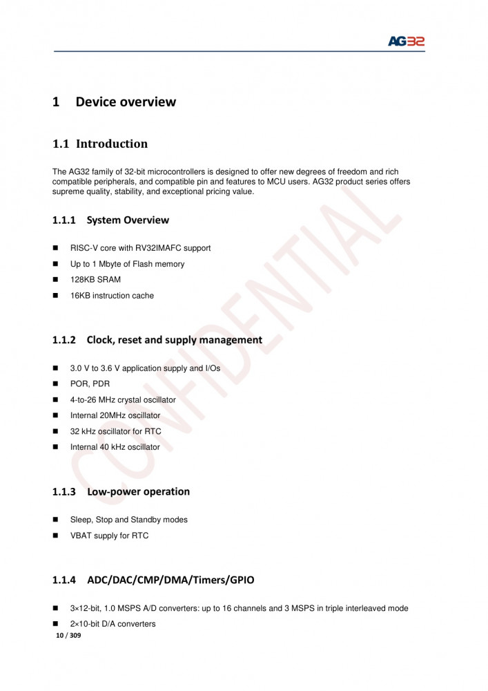 AG32 reference manual page 10