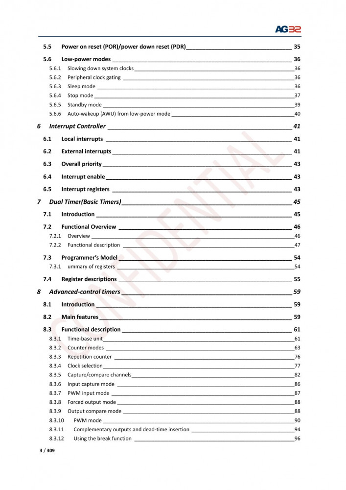 AG32 reference manual page 3
