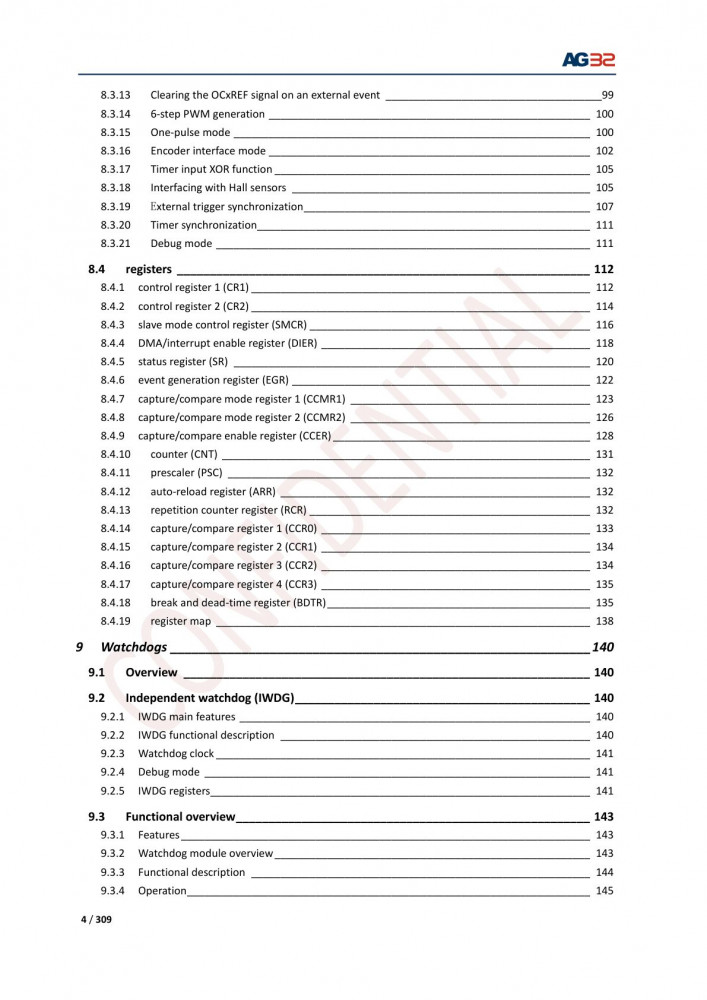 AG32 reference manual page 4