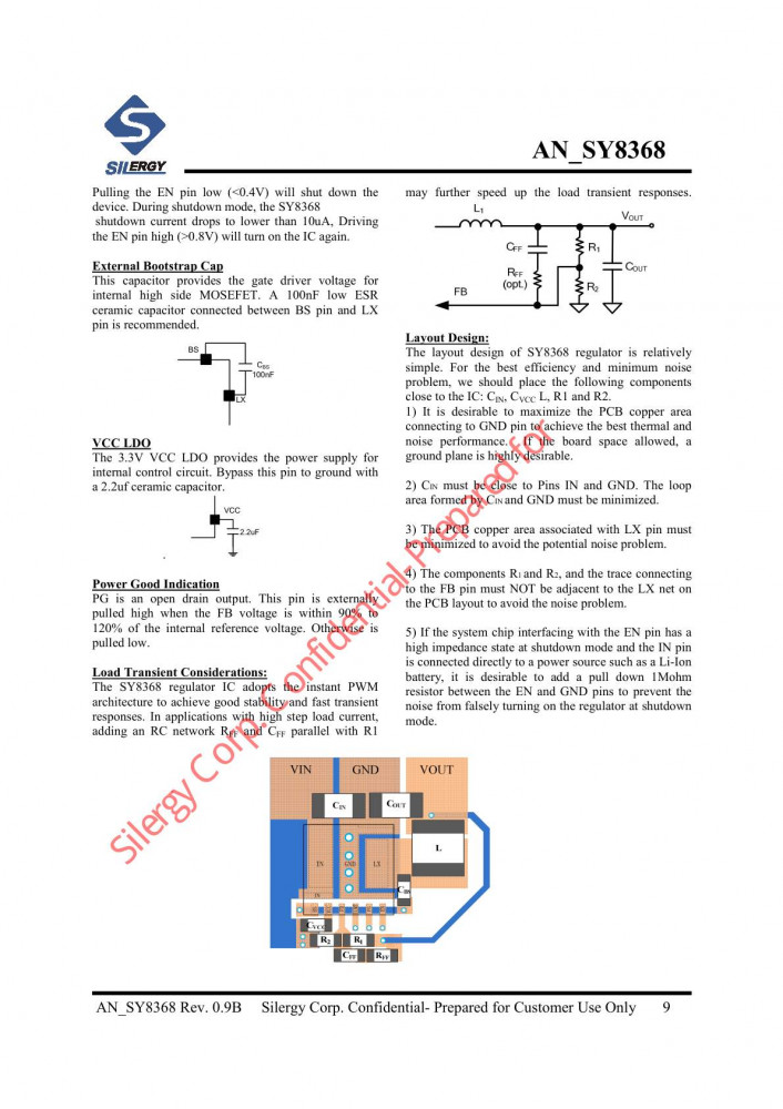 SY8368QNC datasheet page 9