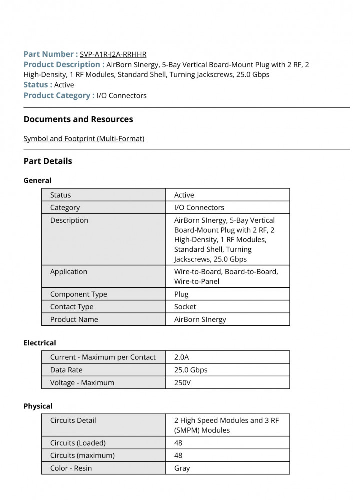 SVP-A1R-J2A-RRHHR technical document image 1