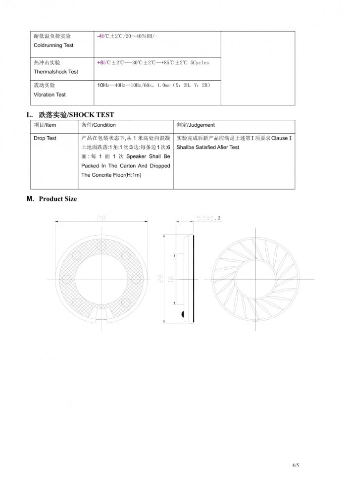 GSPK2805TN-8R1W specification page 4