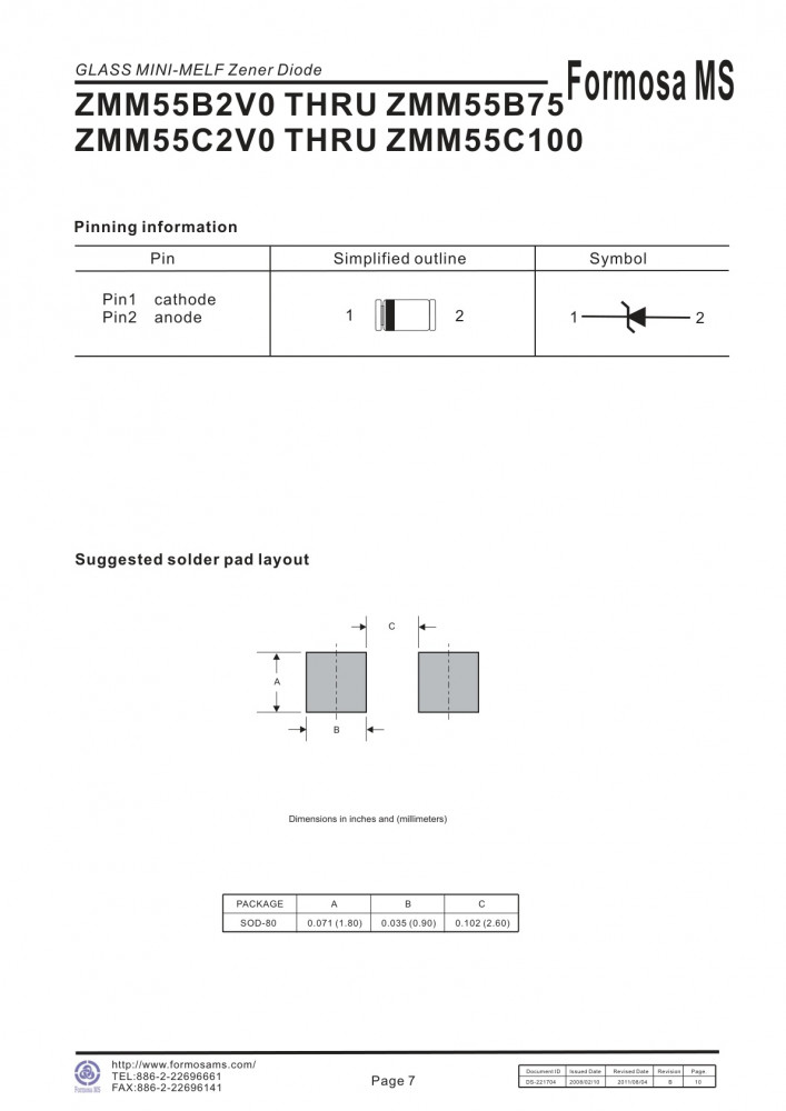 FMS ZMM55C3V9 datasheet page 7