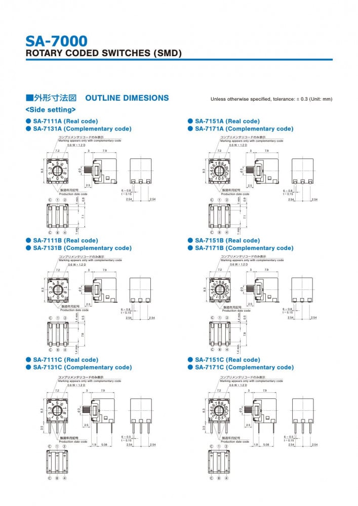 Nidec SA-7000 datasheet page 9