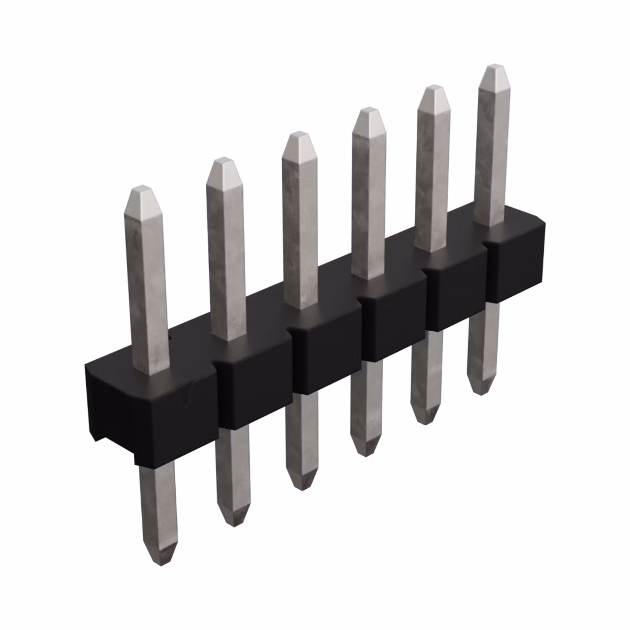 2.00mm Pitch Milli-Grid Header, Vertical, Through Hole, Breakaway, 6 Circuits, 2.50µm Tin (Sn) Plating, Mating Pin Length 3.70mm, Tail Length 3.00mm, Lead-Free for sale